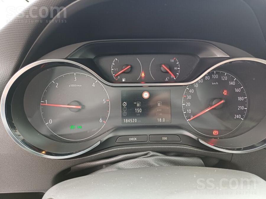 Черный Опель Crossland X 2018 в Валмиера, объемом двигателя 1.60 л и пробегом 185 тыс. км за 8500 €, фото 15 на AUTOMOTO.COM.LV
