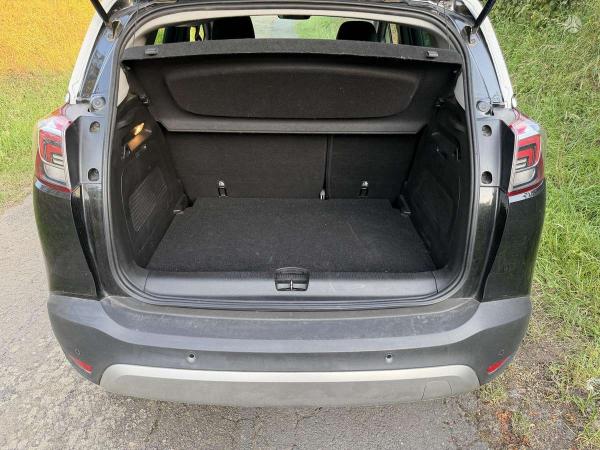 Melns Opel Crossland X 2018 Tauragė, ar dzinēja tilpumu 1.20 L un nobraukumu 92 tūkst. km par 8300 €, foto 8 vietnē AUTOMOTO.COM.LV