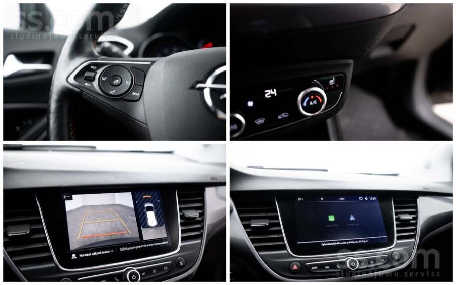 Melns Opel Crossland X 2018 Tallina, ar dzinēja tilpumu 1.20 L un nobraukumu 93 tūkst. km par 11999 €, foto 14 vietnē AUTOMOTO.COM.LV