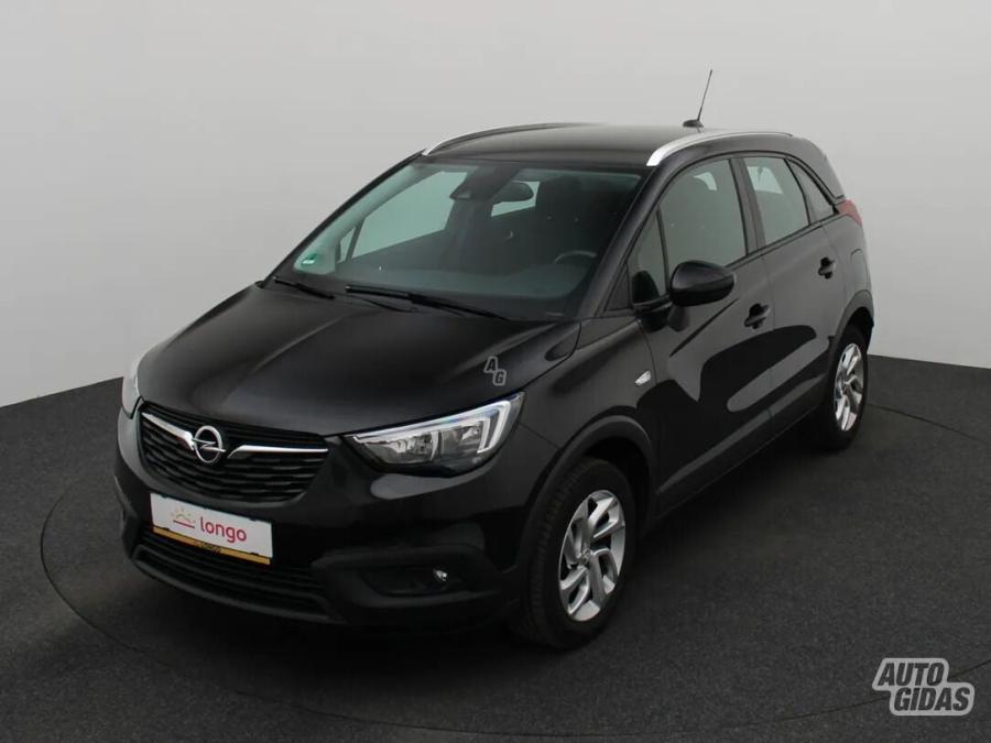 Black Opel Crossland X 2019 in Vilnius, with an engine capacity of 1.20 L and mileage of 117 thousand km for 9899 €, photo 1 on AUTOMOTO.COM.LV