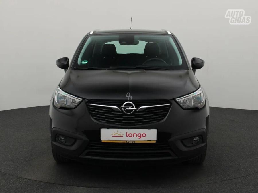 Black Opel Crossland X 2019 in Vilnius, with an engine capacity of 1.20 L and mileage of 117 thousand km for 9899 €, photo 4 on AUTOMOTO.COM.LV