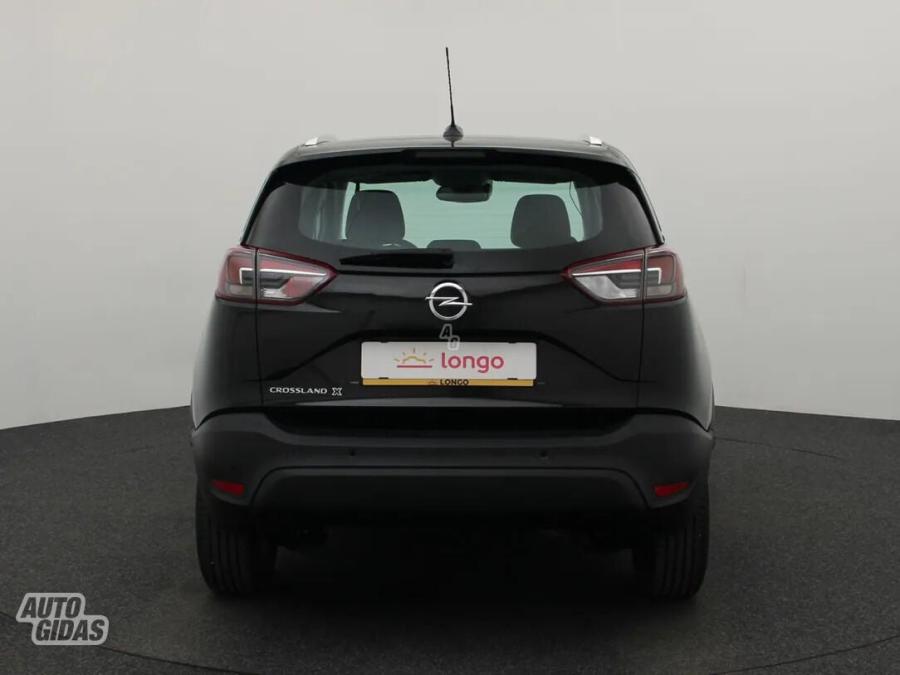 Black Opel Crossland X 2019 in Vilnius, with an engine capacity of 1.20 L and mileage of 117 thousand km for 9899 €, photo 6 on AUTOMOTO.COM.LV