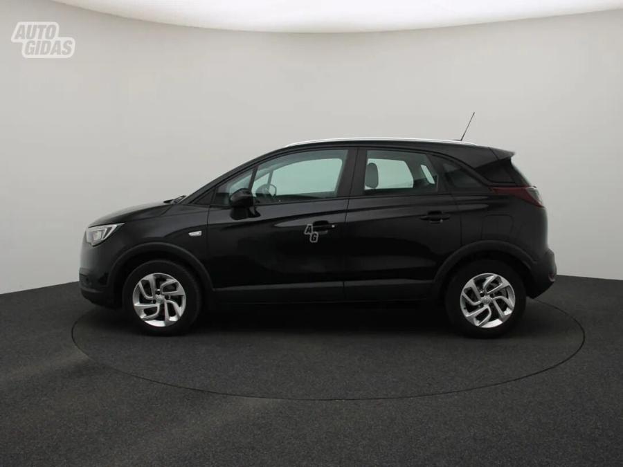Black Opel Crossland X 2019 in Vilnius, with an engine capacity of 1.20 L and mileage of 117 thousand km for 9899 €, photo 7 on AUTOMOTO.COM.LV
