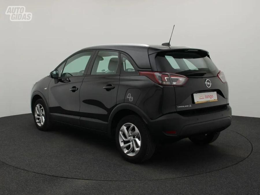Black Opel Crossland X 2019 in Vilnius, with an engine capacity of 1.20 L and mileage of 117 thousand km for 9899 €, photo 8 on AUTOMOTO.COM.LV
