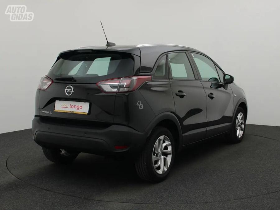 Black Opel Crossland X 2019 in Vilnius, with an engine capacity of 1.20 L and mileage of 117 thousand km for 9899 €, photo 9 on AUTOMOTO.COM.LV