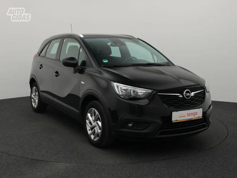 Black Opel Crossland X 2019 in Vilnius, with an engine capacity of 1.20 L and mileage of 117 thousand km for 9899 €, photo 11 on AUTOMOTO.COM.LV