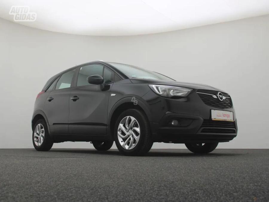 Black Opel Crossland X 2019 in Vilnius, with an engine capacity of 1.20 L and mileage of 117 thousand km for 9899 €, photo 12 on AUTOMOTO.COM.LV