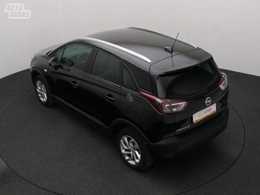 Black Opel Crossland X 2019 in Vilnius, with an engine capacity of 1.20 L and mileage of 117 thousand km for 9899 €, photo 13 on AUTOMOTO.COM.LV