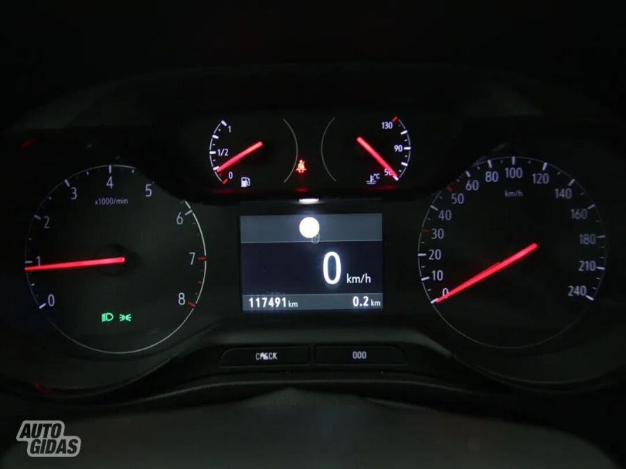 Black Opel Crossland X 2019 in Vilnius, with an engine capacity of 1.20 L and mileage of 117 thousand km for 9899 €, photo 20 on AUTOMOTO.COM.LV