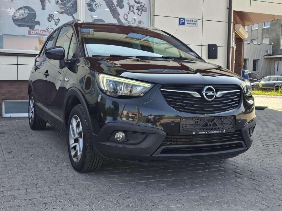 Melns Opel Crossland X 2019 Kretinga, ar dzinēja tilpumu 1.20 L un nobraukumu 172 tūkst. km par 8499 €, foto 5 vietnē AUTOMOTO.COM.LV