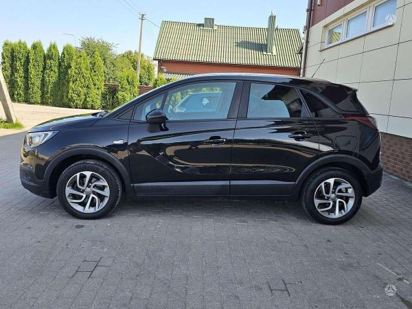 Black Opel Crossland X 2019 in Kretinga, with an engine capacity of 1.20 L and mileage of 172 thousand km for 8499 €, photo 9 on AUTOMOTO.COM.LV