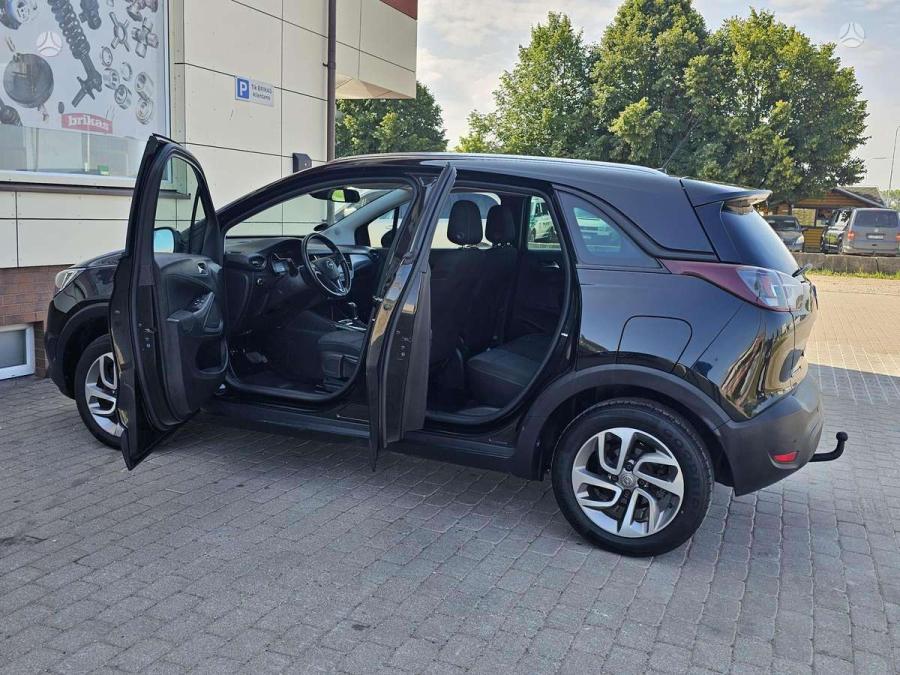 Melns Opel Crossland X 2019 Kretinga, ar dzinēja tilpumu 1.20 L un nobraukumu 172 tūkst. km par 8499 €, foto 13 vietnē AUTOMOTO.COM.LV