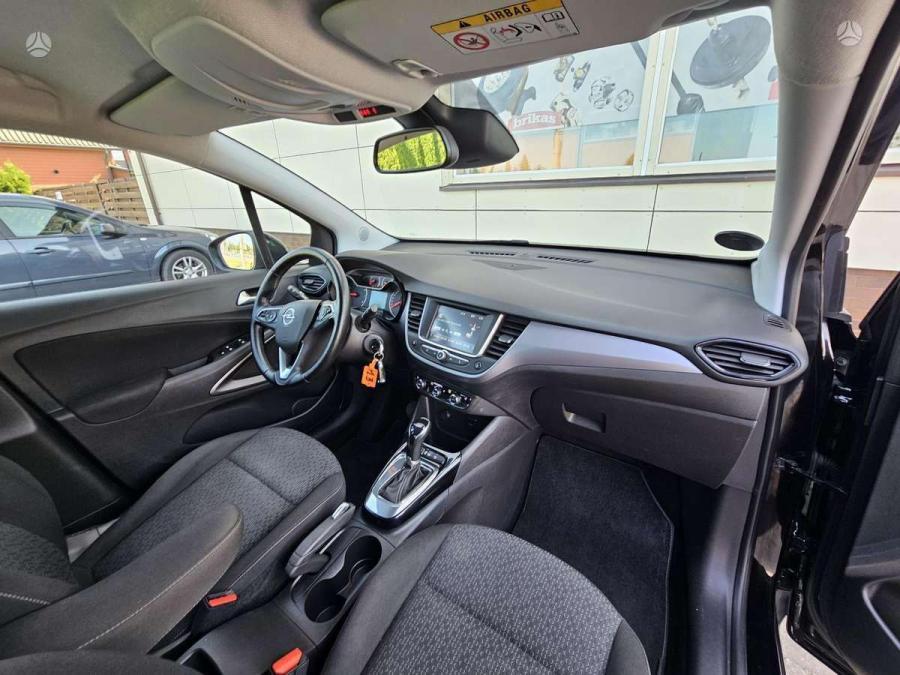 Melns Opel Crossland X 2019 Kretinga, ar dzinēja tilpumu 1.20 L un nobraukumu 172 tūkst. km par 8499 €, foto 21 vietnē AUTOMOTO.COM.LV