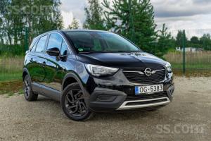 Black Opel Crossland X 2020 in Riga, with an engine capacity of 1.20 L and mileage of 158 thousand km for 9900 €, photo 3 on AUTOMOTO.COM.LV