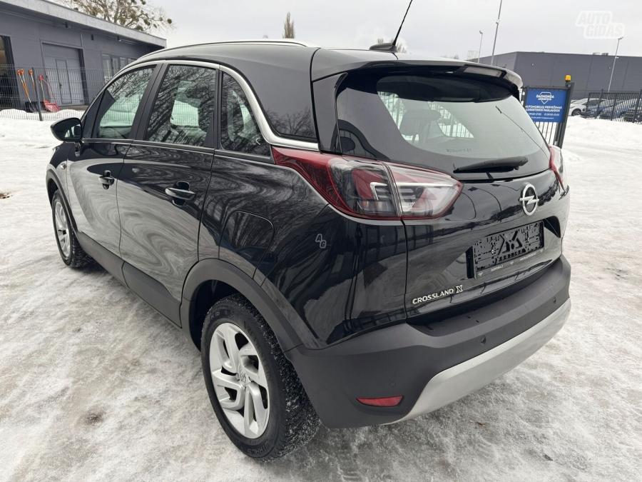 Black Opel Crossland X 2020 in Kaunas, with an engine capacity of 1.20 L and mileage of 139 thousand km for 8200 €, photo 5 on AUTOMOTO.COM.LV