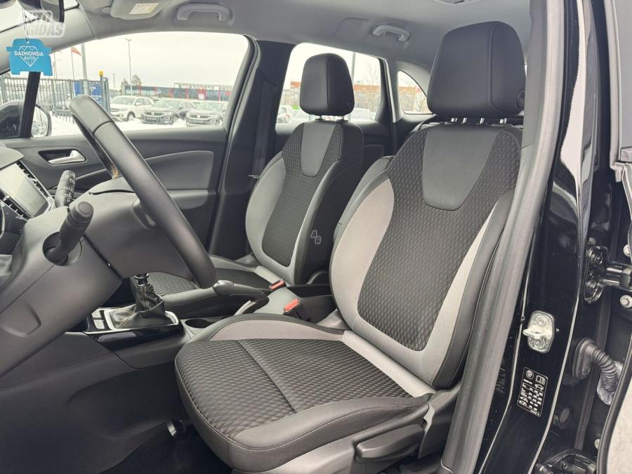 Black Opel Crossland X 2020 in Kaunas, with an engine capacity of 1.20 L and mileage of 139 thousand km for 8200 €, photo 6 on AUTOMOTO.COM.LV