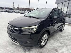 Melns Opel Crossland X 2020 Kauņa, ar dzinēja tilpumu 1.20 L un nobraukumu 139 tūkst. km par 8200 €, foto  vietnē AUTOMOTO.COM.LV