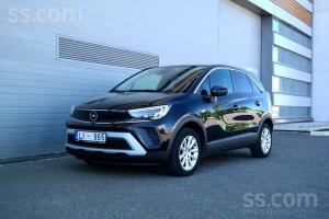 Black Opel Crossland X 2021 in Riga, with an engine capacity of 1.20 L and mileage of 84 thousand km for 13500 €, photo 4 on AUTOMOTO.COM.LV