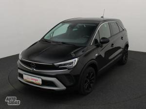 Black Opel Crossland X 2021 in Vilnius, with an engine capacity of 1.20 L and mileage of 124 thousand km for 10999 €, photo  on AUTOMOTO.COM.LV