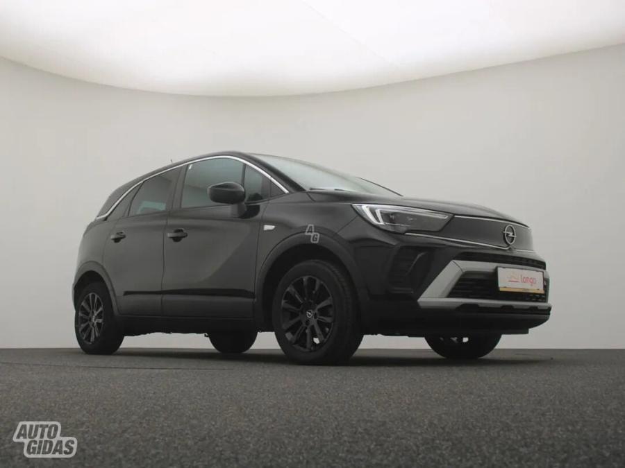 Black Opel Crossland X 2021 in Vilnius, with an engine capacity of 1.20 L and mileage of 124 thousand km for 10999 €, photo 12 on AUTOMOTO.COM.LV