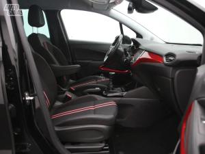 Black Opel Crossland X 2021 in Vilnius, with an engine capacity of 1.20 L and mileage of 124 thousand km for 10999 €, photo 15 on AUTOMOTO.COM.LV