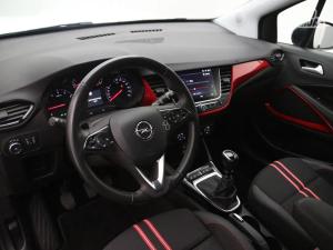 Black Opel Crossland X 2021 in Vilnius, with an engine capacity of 1.20 L and mileage of 124 thousand km for 10999 €, photo 17 on AUTOMOTO.COM.LV