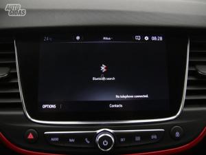 Black Opel Crossland X 2021 in Vilnius, with an engine capacity of 1.20 L and mileage of 124 thousand km for 10999 €, photo 24 on AUTOMOTO.COM.LV
