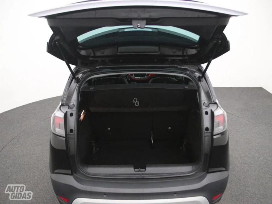Black Opel Crossland X 2021 in Vilnius, with an engine capacity of 1.20 L and mileage of 124 thousand km for 10999 €, photo 31 on AUTOMOTO.COM.LV