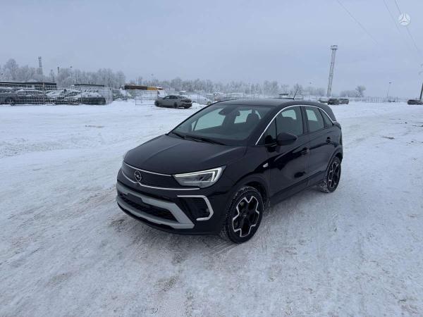Black Opel Crossland X 2022 in Marijampole, with an engine capacity of 1.20 L and mileage of 25 thousand km for 12950 €, photo 4 on AUTOMOTO.COM.LV