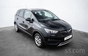 Black Opel Crossland X 2018 in Tallinn, with an engine capacity of 1.20 L and mileage of 86 thousand km for 11499 €, photo 3 on AUTOMOTO.COM.LV