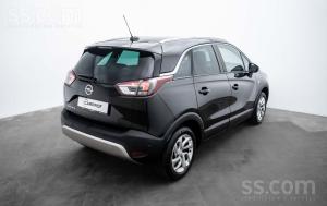 Black Opel Crossland X 2018 in Tallinn, with an engine capacity of 1.20 L and mileage of 86 thousand km for 11499 €, photo 4 on AUTOMOTO.COM.LV