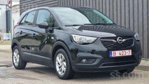 Black Opel Crossland X 2018 in Jelgava, with an engine capacity of 1.20 L and mileage of 101 thousand km for 8250 €, photo  on AUTOMOTO.COM.LV