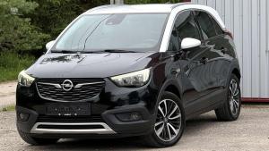 Black Opel Crossland X 2018 in Ukmerge, with an engine capacity of 1.20 L and mileage of 204 thousand km for 6500 €, photo  on AUTOMOTO.COM.LV