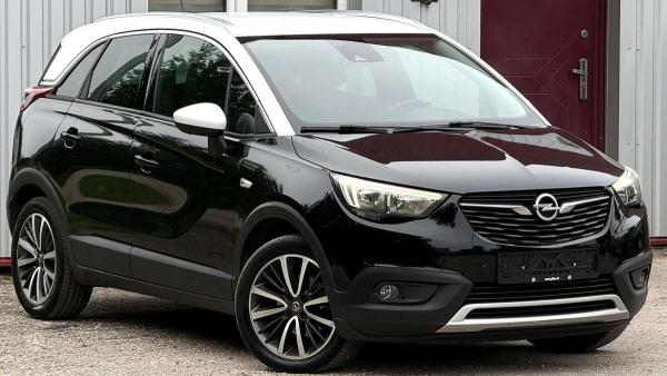 Black Opel Crossland X 2018 in Ukmerge, with an engine capacity of 1.20 L and mileage of 204 thousand km for 6500 €, photo 2 on AUTOMOTO.COM.LV