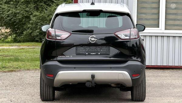 Black Opel Crossland X 2018 in Ukmerge, with an engine capacity of 1.20 L and mileage of 204 thousand km for 6500 €, photo 4 on AUTOMOTO.COM.LV