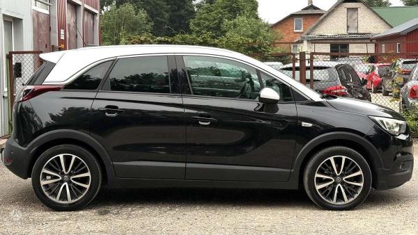Black Opel Crossland X 2018 in Ukmerge, with an engine capacity of 1.20 L and mileage of 204 thousand km for 6500 €, photo 5 on AUTOMOTO.COM.LV
