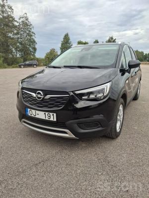 Melns Opel Crossland X 2019 Saldus, ar dzinēja tilpumu 1.20 L un nobraukumu 110 tūkst. km par 9500 €, foto  vietnē AUTOMOTO.COM.LV