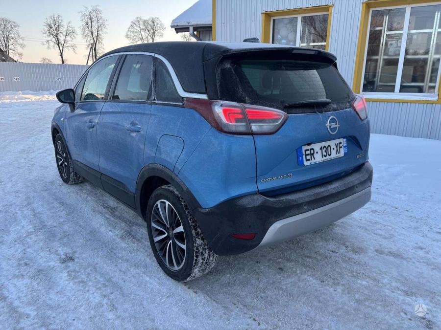 Zils Opel Crossland X 2017 Tauragė, ar dzinēja tilpumu 1.20 L un nobraukumu 120 tūkst. km par 5900 €, foto 4 vietnē AUTOMOTO.COM.LV