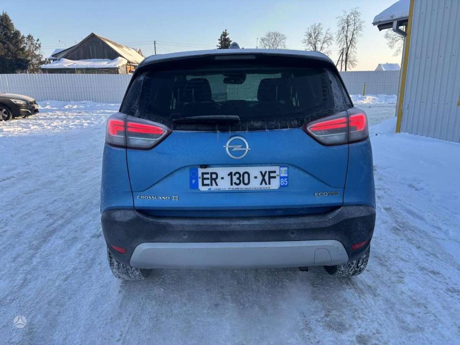 Zils Opel Crossland X 2017 Tauragė, ar dzinēja tilpumu 1.20 L un nobraukumu 120 tūkst. km par 5900 €, foto 7 vietnē AUTOMOTO.COM.LV