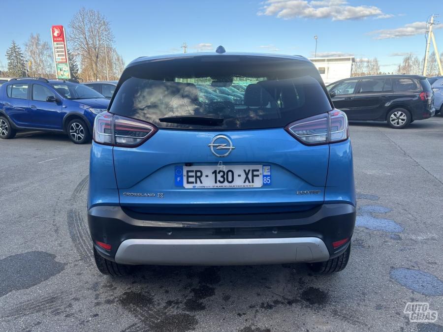 Blue Opel Crossland X 2017 in Taurage, with an engine capacity of 1.20 L and mileage of 120 thousand km for 6200 €, photo 8 on AUTOMOTO.COM.LV