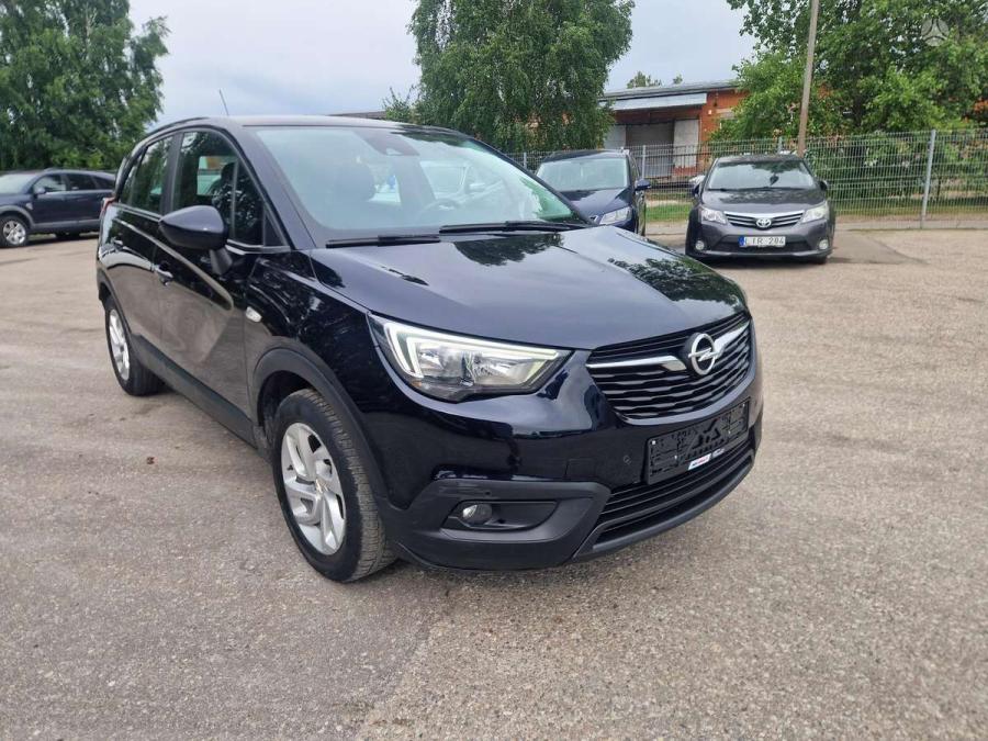 Blue Opel Crossland X 2017 in Ukmerge, with an engine capacity of 1.56 L and mileage of 128 thousand km for 7650 €, photo 4 on AUTOMOTO.COM.LV