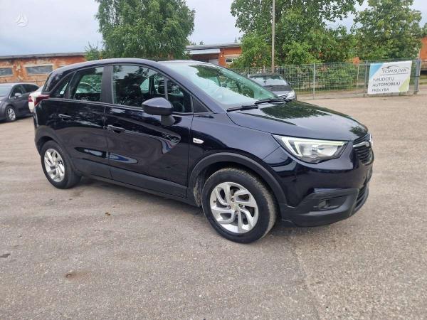 Blue Opel Crossland X 2017 in Ukmerge, with an engine capacity of 1.56 L and mileage of 128 thousand km for 7650 €, photo 5 on AUTOMOTO.COM.LV