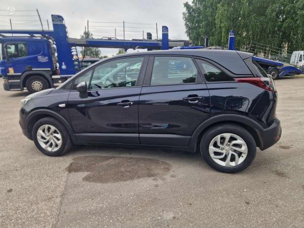 Blue Opel Crossland X 2017 in Ukmerge, with an engine capacity of 1.56 L and mileage of 128 thousand km for 7650 €, photo 10 on AUTOMOTO.COM.LV