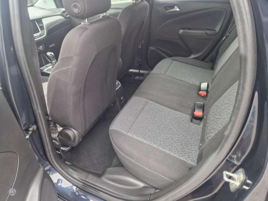 Blue Opel Crossland X 2017 in Ukmerge, with an engine capacity of 1.56 L and mileage of 128 thousand km for 7650 €, photo 12 on AUTOMOTO.COM.LV