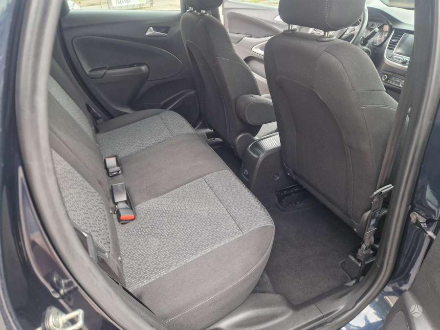 Blue Opel Crossland X 2017 in Ukmerge, with an engine capacity of 1.56 L and mileage of 128 thousand km for 7650 €, photo 18 on AUTOMOTO.COM.LV