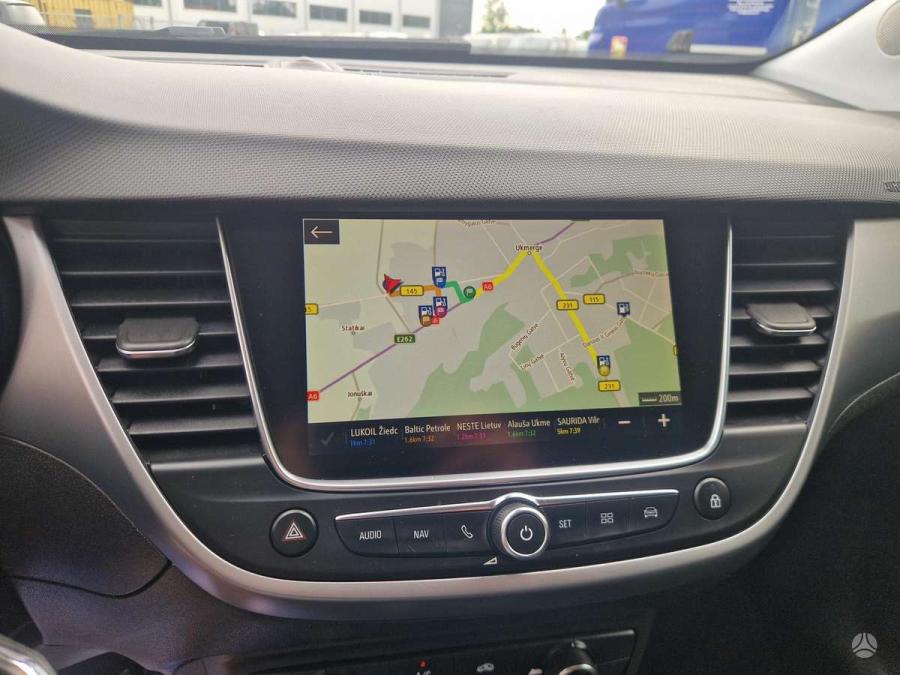 Blue Opel Crossland X 2017 in Ukmerge, with an engine capacity of 1.56 L and mileage of 128 thousand km for 7650 €, photo 23 on AUTOMOTO.COM.LV
