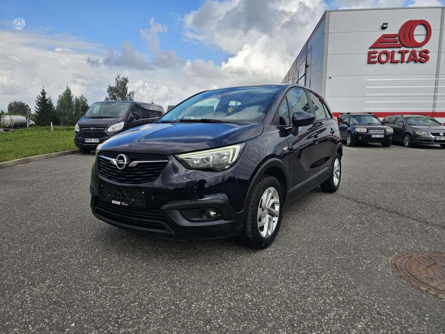 Синий Опель Crossland X 2017 в Укмерге, объемом двигателя 1.56 л и пробегом 130 тыс. км за 7100 €, фото 1 на AUTOMOTO.COM.LV