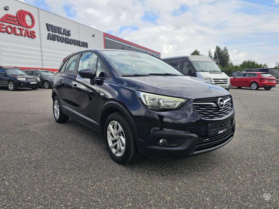 Синий Опель Crossland X 2017 в Укмерге, объемом двигателя 1.56 л и пробегом 130 тыс. км за 7100 €, фото 13 на AUTOMOTO.COM.LV