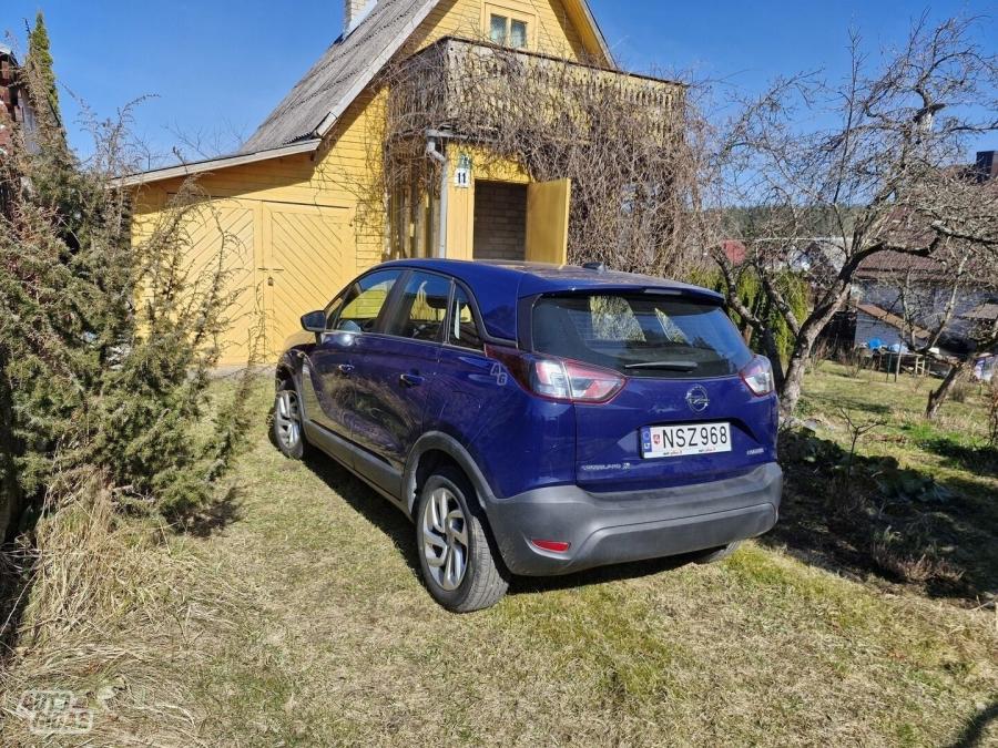 Синий Опель Crossland X 2017 в Вильнюс, объемом двигателя 1.20 л и пробегом 127 тыс. км за 6850 €, фото 4 на AUTOMOTO.COM.LV