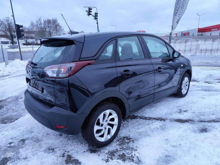 Blue Opel Crossland X 2018 in Kaunas, with an engine capacity of 1.20 L and mileage of 191 thousand km for 6450 €, photo 9 on AUTOMOTO.COM.LV